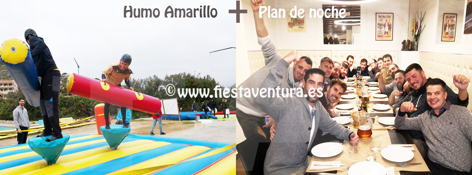 Humor Amarillo Sitges - Despedidas de soltera y soltero. Paintball